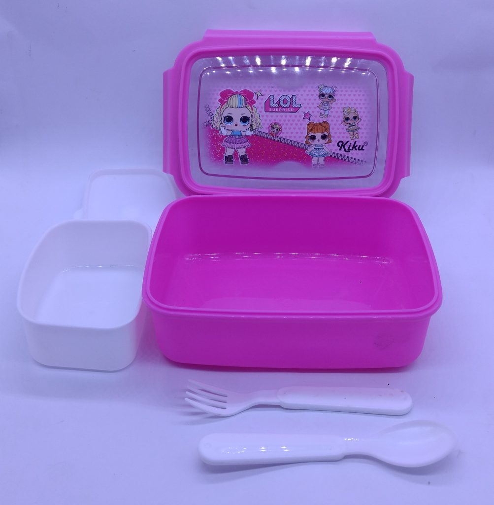 Lunch Box For School Kids – Lol Surprise Cartoon Character with 1 Small ...