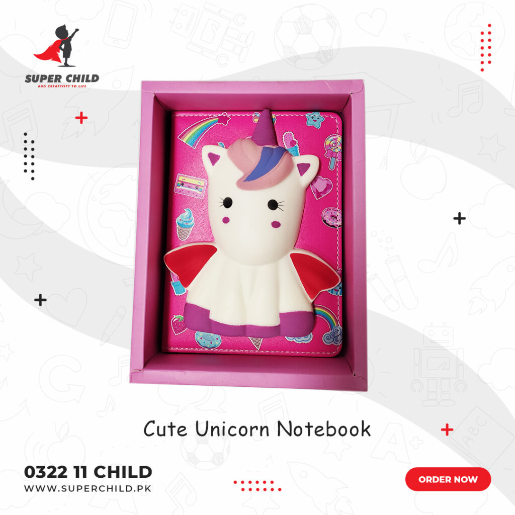 Cute Unicorn Notebook – Super Child